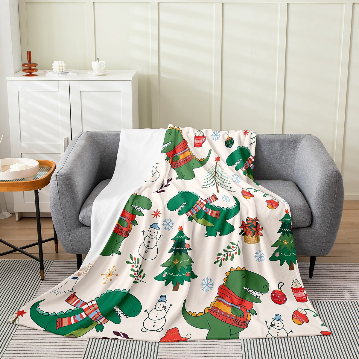 Click here for Erosebridal Christmas Dinosaur Sherpa Blanket  Xma... prices