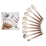 Kitchen Utensils Set,9pcs Silic Cooking Kitchen Utensils Set Heat ...