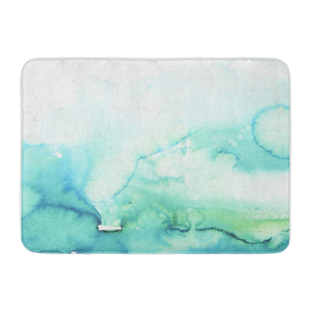 KDAGR Teal Watercolour Watercolor Turquoise Mint Ombre Hand Blue ...