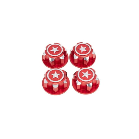 Smilepp 4PCS/Packs Wheel Nuts Hubcap Deepen Threaded Wheel Cover Toy ...