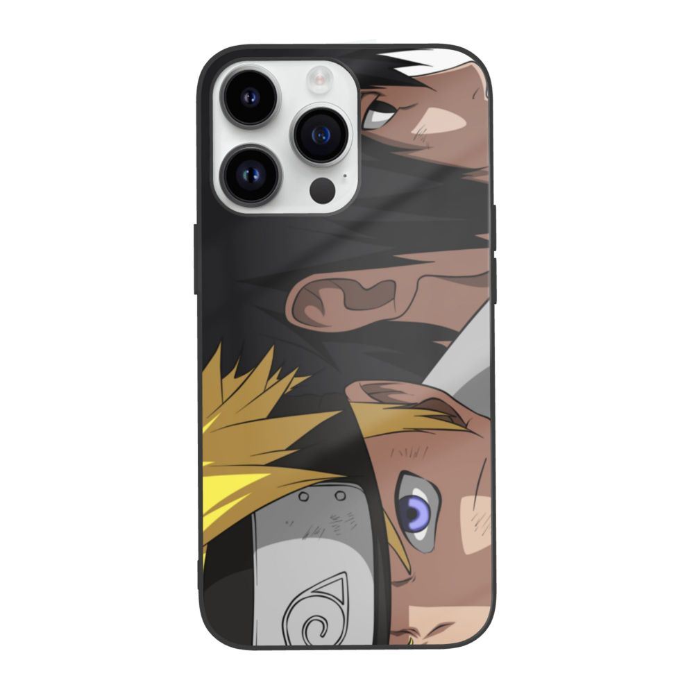 Naruto And Sasuke Phone Case for iPhone 14 Plus Pro Max / iPhone 13 ...