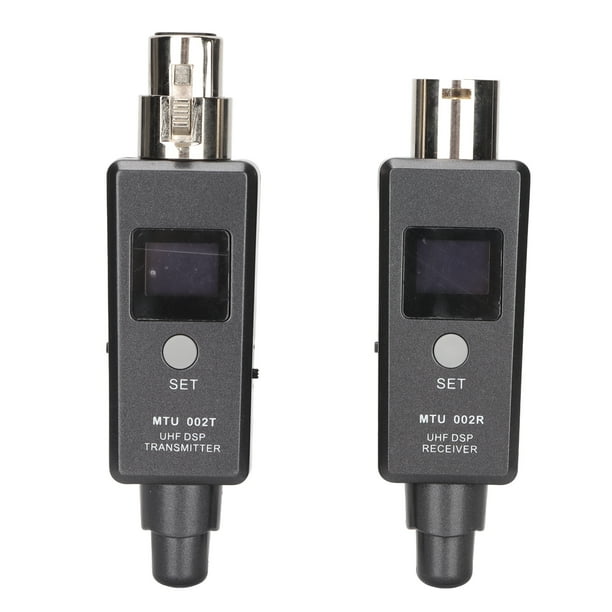Wireless Microphone XLR Transmitter, Plug And Play Rechargeable ...