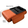 Center Console Armrest Cover Mat with Functional Storage Organizer for ...