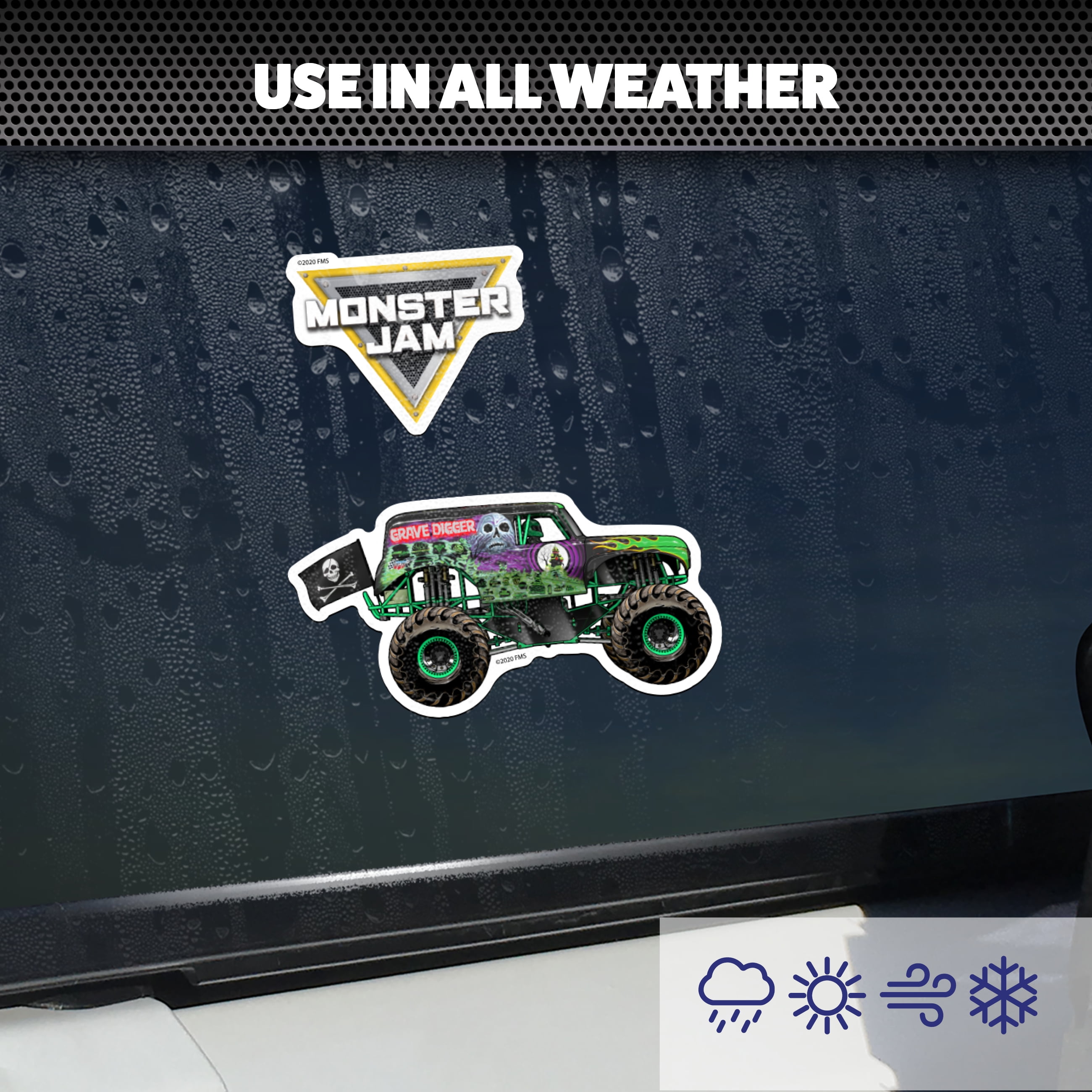 Monster Jam Trucks Decal Pack - Set of 15 Vinyl Nepal | Ubuy