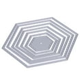 Hexagon spiral Die Cuts Metal Cutting Dies In Scrapbooking Embossing ...