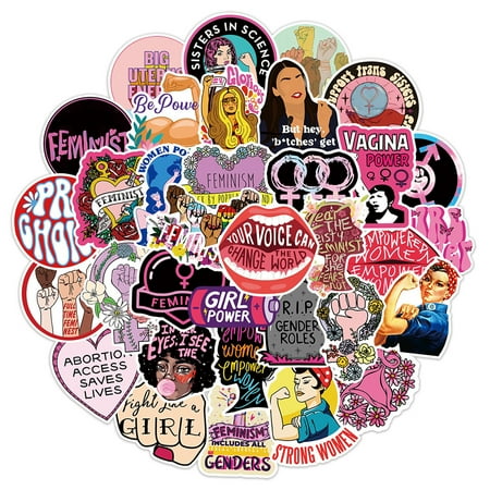 50Pcs Women Rights Stickers Waterproof Anti Abortion Stickers For ...