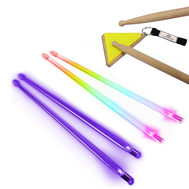 Multi-Sensory Musical Instrument Pack - Pyramid Drum Pad Yellow w/Light ...