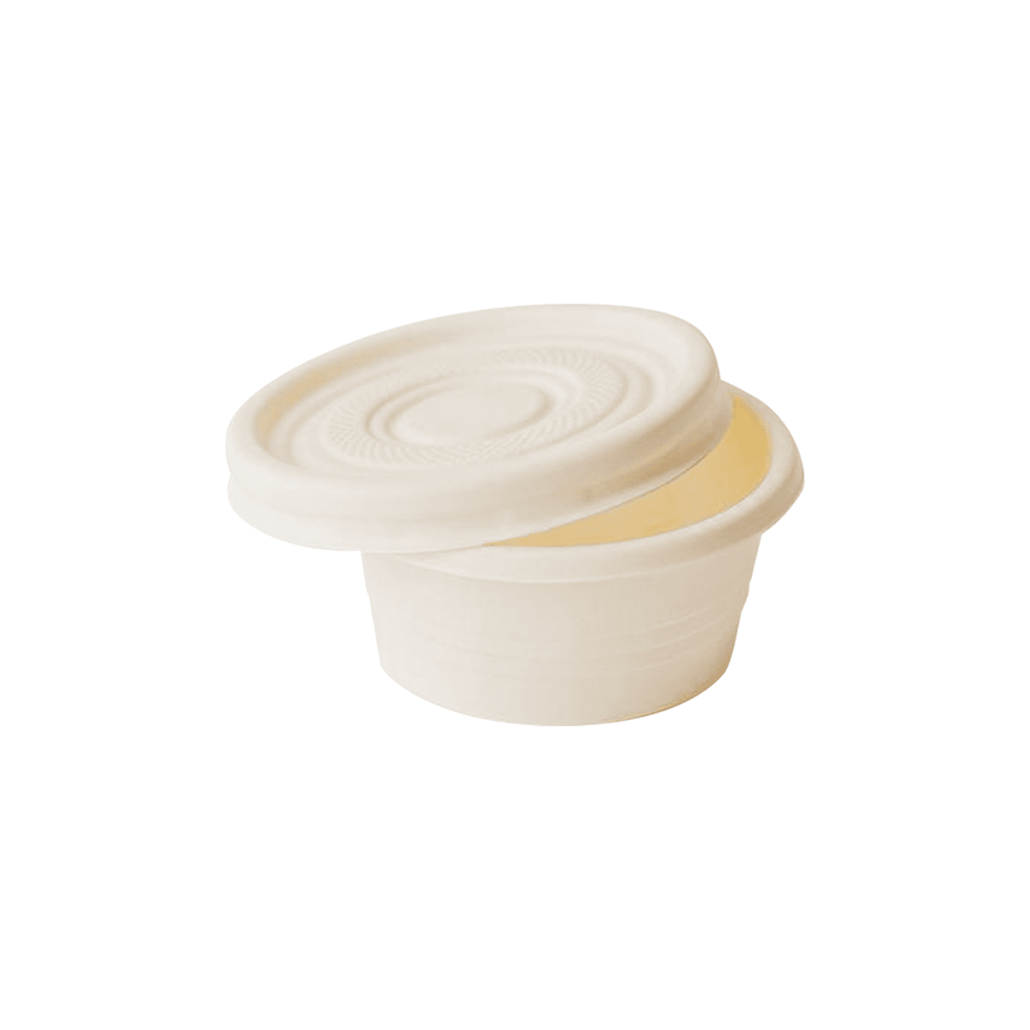 Soufflé con tapa de 2 oz de fécula de maíz con 2500 pz c/u beige ...