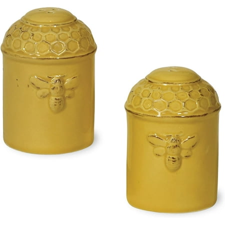 UPC 129638030958 - Embossed Ceramic Salt and Pepper Shakers, 2-Piece ...