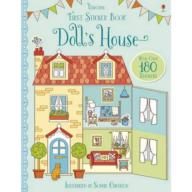 First Sticker Book Doll's House (Paperback) - Walmart.com - Walmart.com