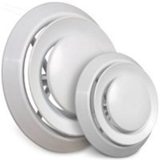 Imperial Manufacturing DR-06 6 in. Round Air Diffuser White - Walmart ...