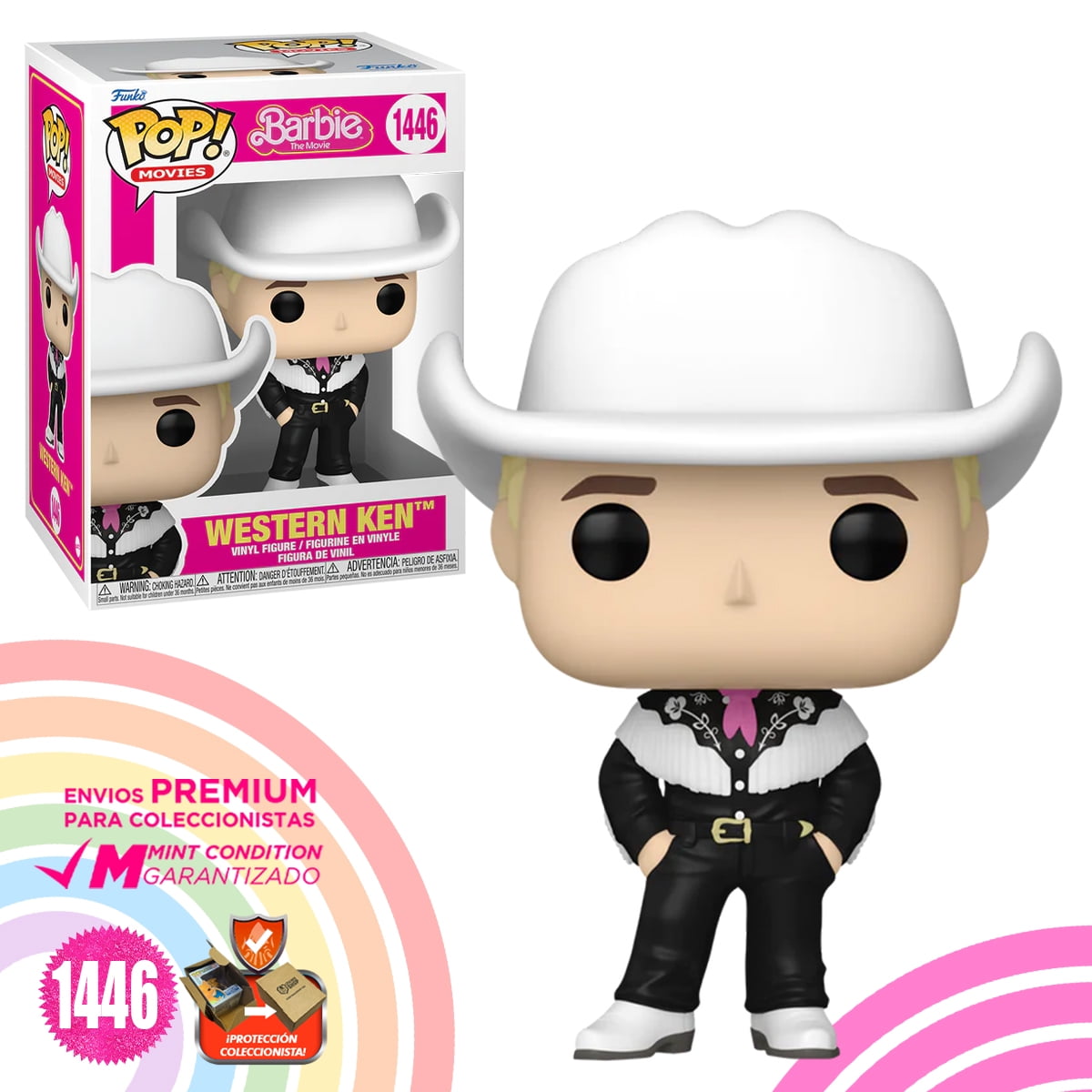 Funko Pop Ken Vaquero #1446 Barbie La Pelicula Original Western Ken ...