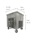 INTBUYING Fried Ice Cream Machine Frozen Yogurt Stir-frying Ice Maker ...