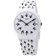 Swatch LK396 Women's Essentials Casual Blue Wrist Watch with Silicone ...