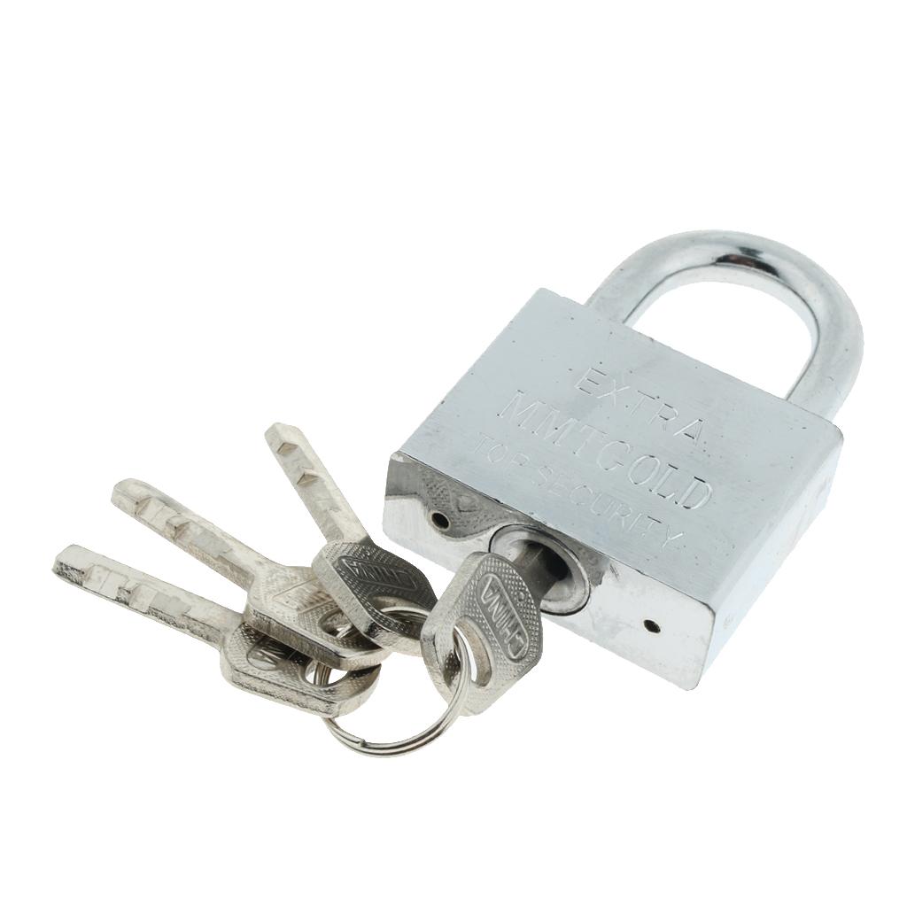 Waterproof Metal Padlock Lock Long Short Shackle with 4 Keys ...