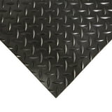 Rubber-Cal "Diamond-Plate" Rubber Flooring Rolls - 3 mm x 4 ft x 4 ft ...