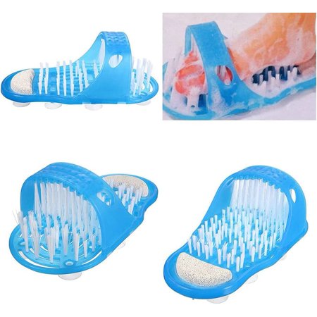 FanShow Bathroom Shower No Bending Feet Brush Foot Cleaning Bristle ...