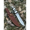 Poshland 12 Inch Fixed Blade Hunting Knife with 7 Inch Stainless Steel ...