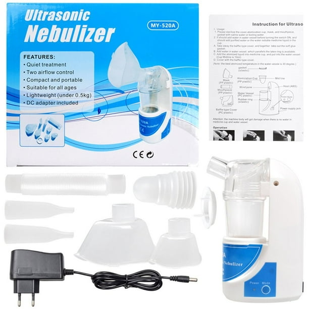 Nebulizador ultrasónico de MY-520A para niños, respirador portátil de ...