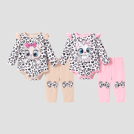PatPat Baby Girls Outfits Sets, Infant Clothes 2pcs Baby Girl Childlike ...