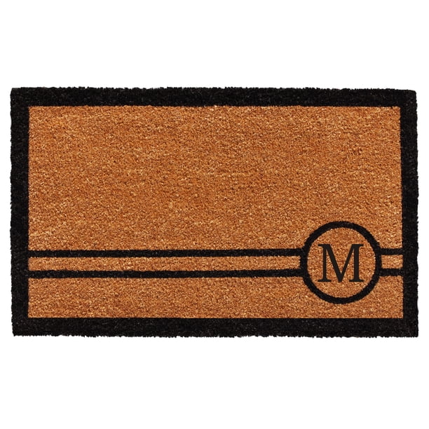 Chelsea Monogram Doormat (Letter M) - Walmart.com