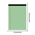 A4 Horizontal Line Writing Pad Tear Off Memo Sheets Office Home Notes ...