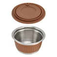 BIMZUC Stainless Steel Reusable Coffee Capsule Cup Filter Set with ...