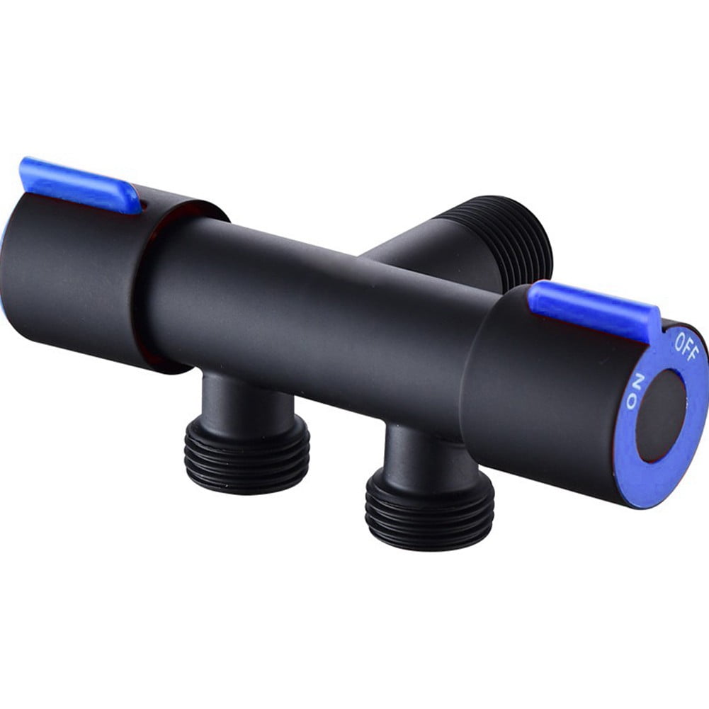 Gerich Stainless Steel Washing Machine Faucet 1in 2 out Tap Outdoor ...