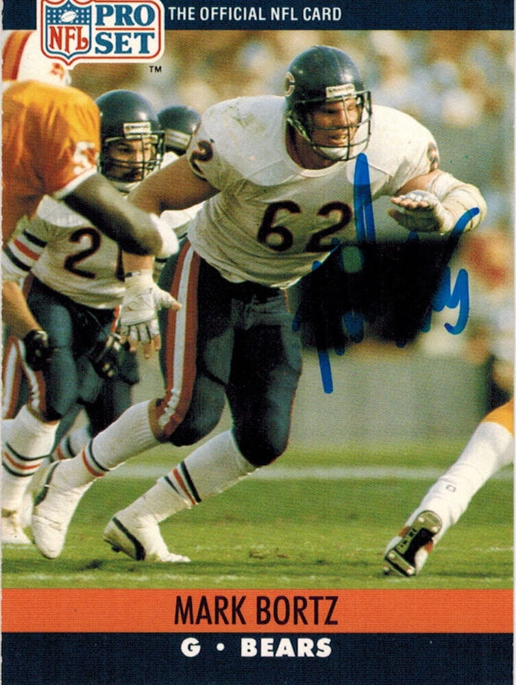 Mark Bortz Signed Bears 1990 Pro Set Rookie Card #447 - Walmart.com