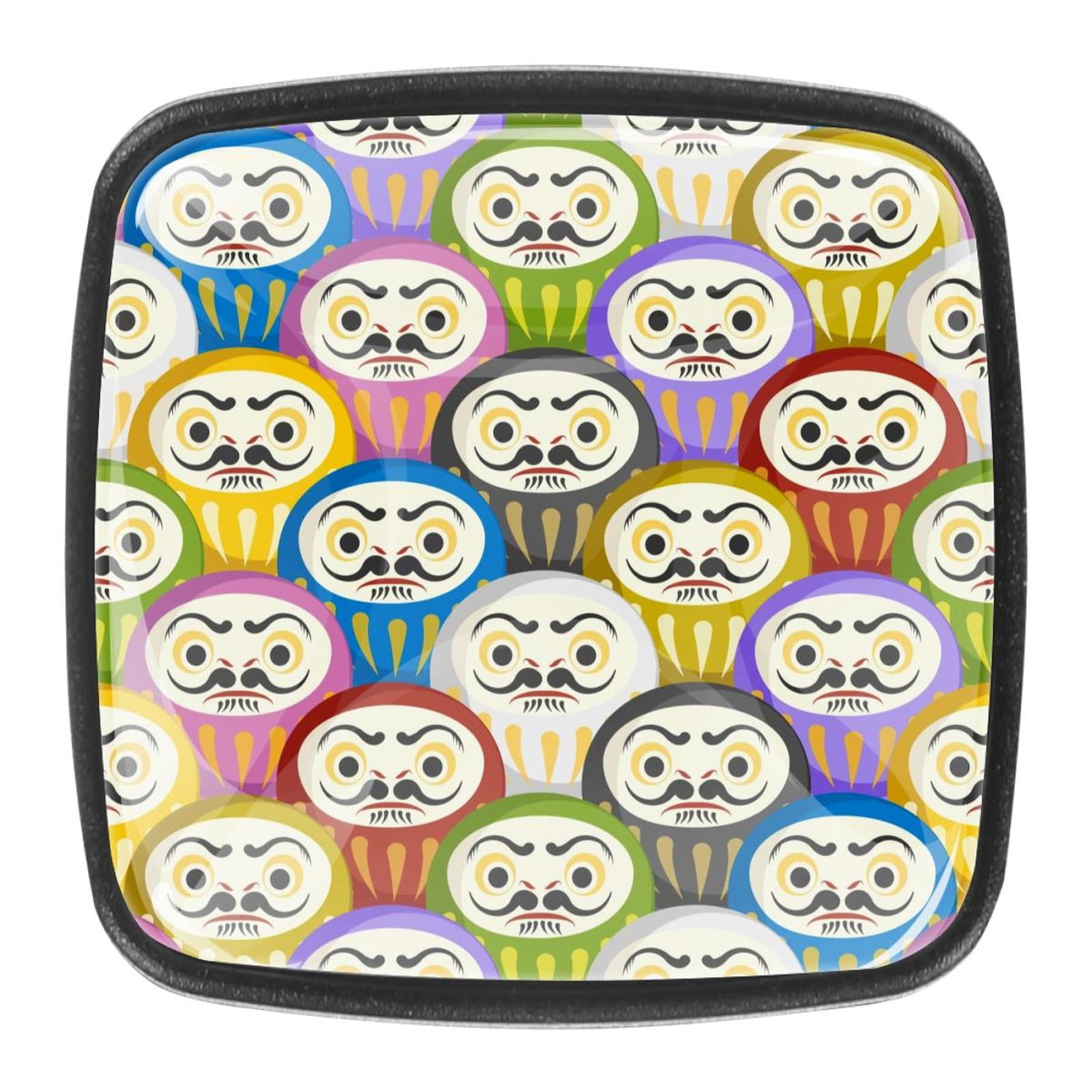 4 Pcs Square Cabinet Handle Cupboard Knob Drawer Pulls Handle Japanese ...