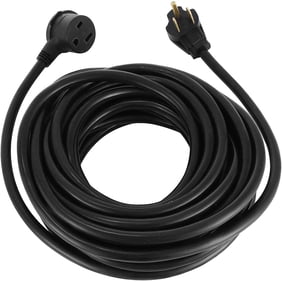 Hubbell 30A 125V 25' Vinyl Jacketed Pre Wired Shore Power Cable Set ...