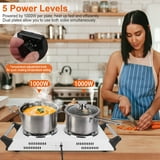 iMounTEK Portable Coil Hot Plate Heating Plate, 1000W Stove Countertop ...