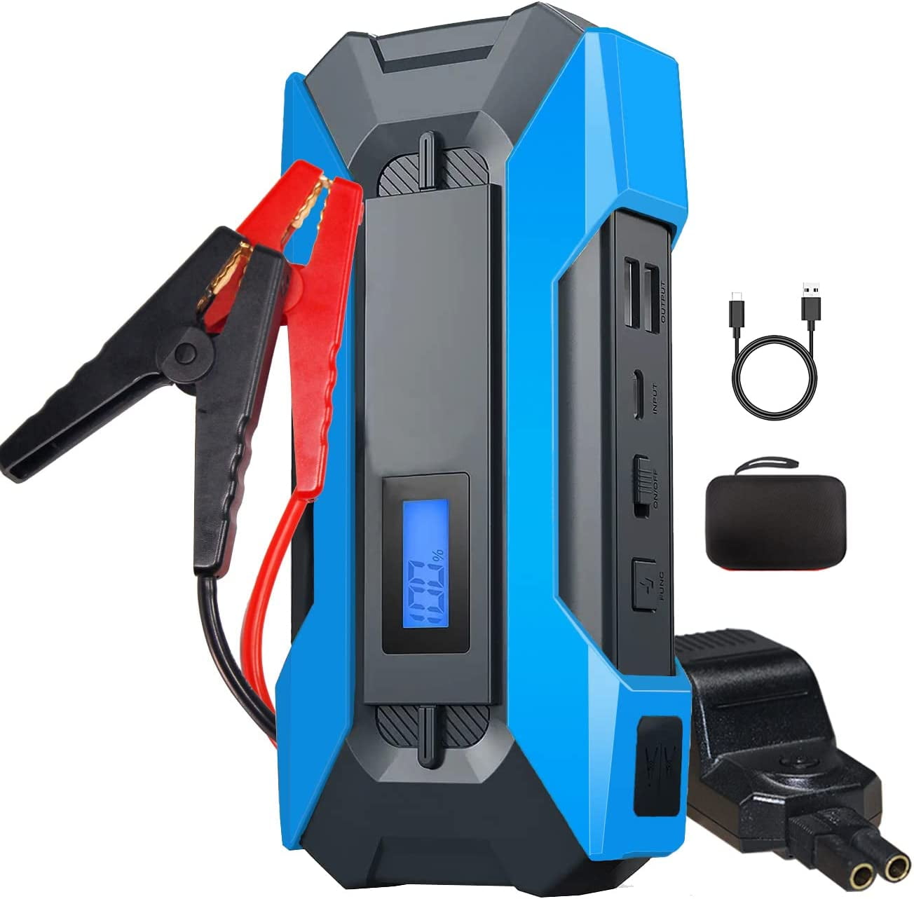 A11 Portable Automotive Jump Starter 1500A 12V Lithium Car Battery ...