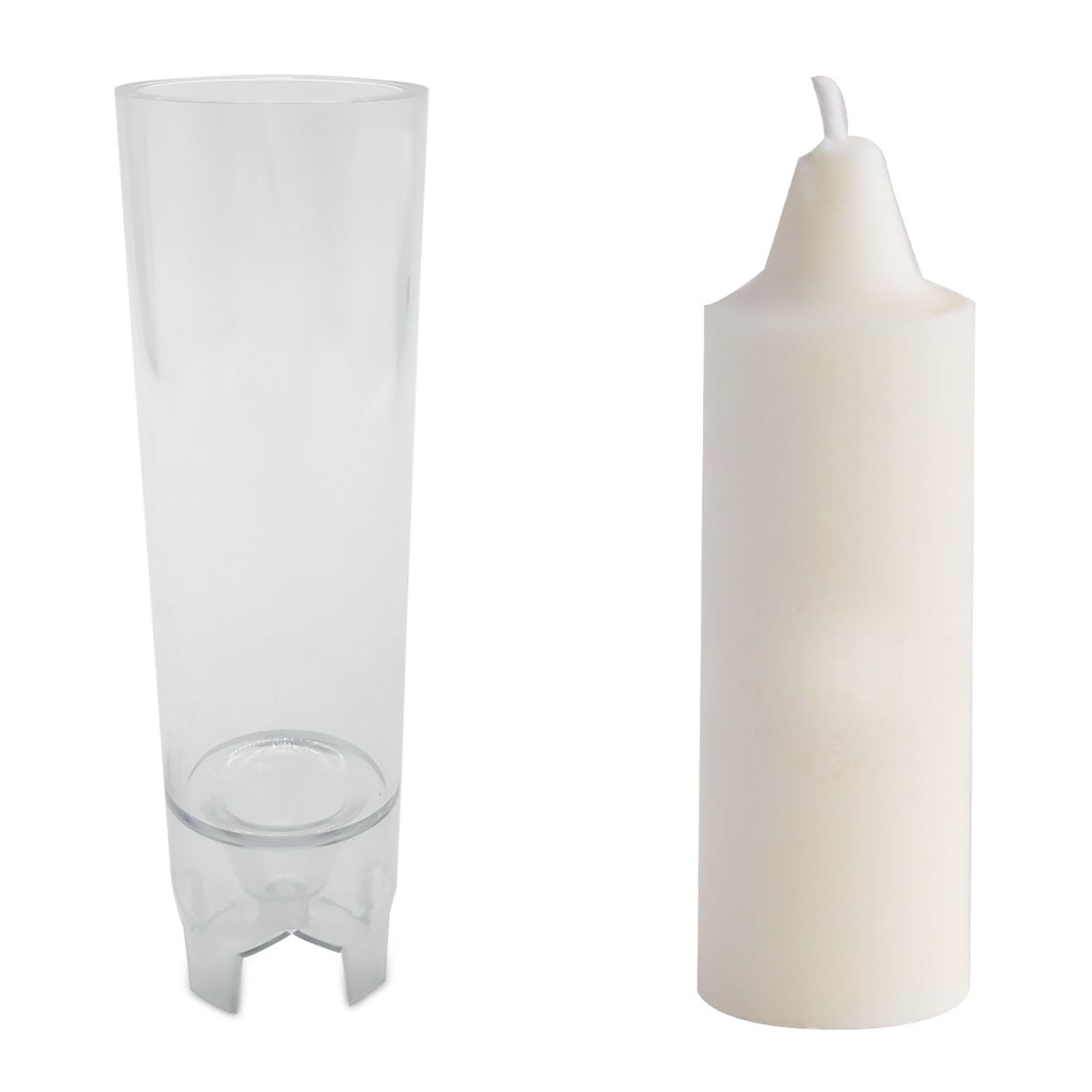 Candle Lab | Cylinder Acrylic Candle Mold for Candle Making Wax Mould ...