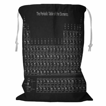 YUSDECOR White Chemical Periodic Table Of Elements Storage Basket ...