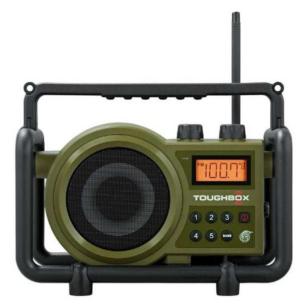 Sangean TB-100 TOUGHBOX FM/AM/Aux Ultra-Rugged Digital Rechargeable ...
