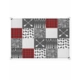 Arrows Zebra Stripes Sun Shade Sail 14'X18' Forest Deer Red Black ...