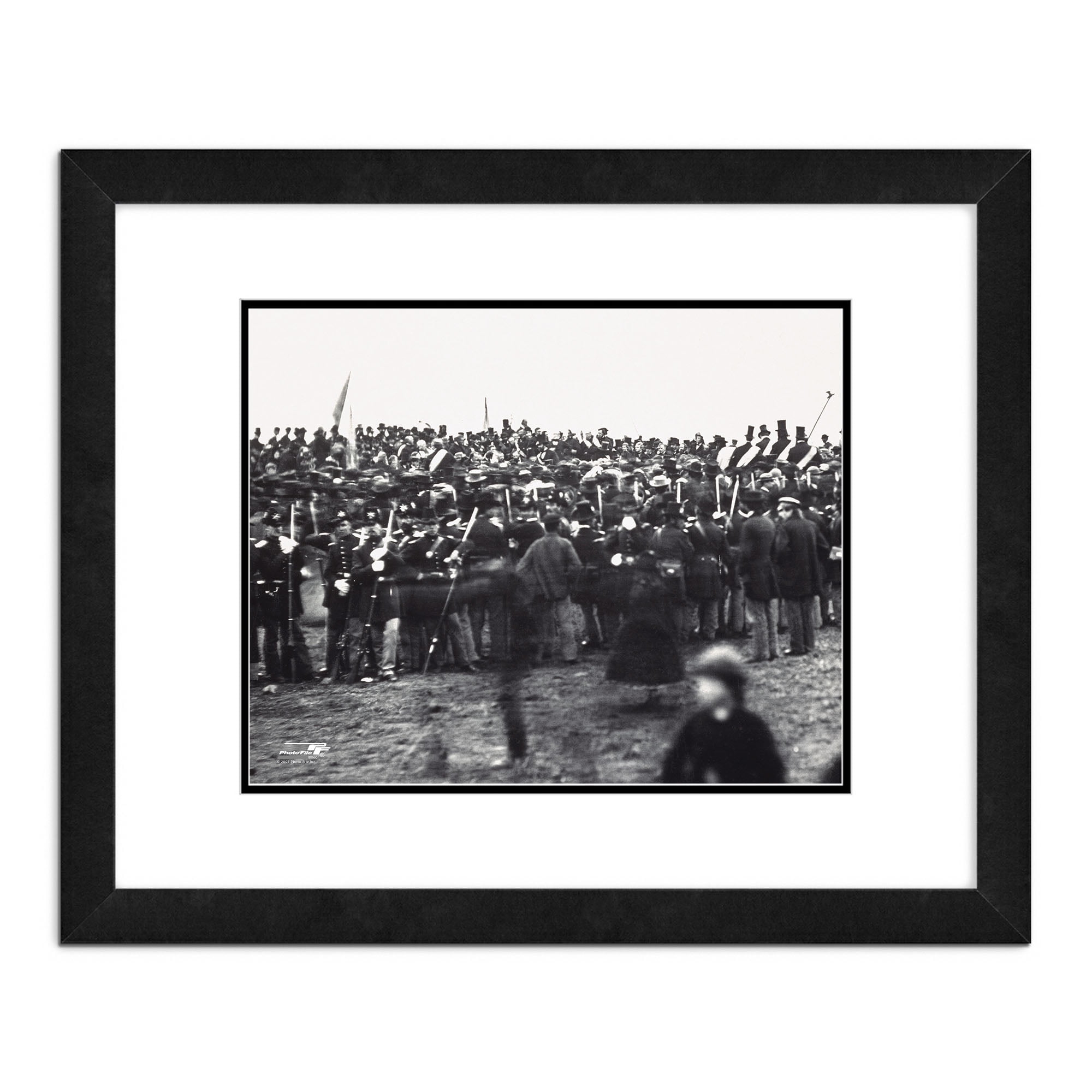 Abraham Lincoln / Gettysburg Address 1863 18"x22" Matted and Framed ...
