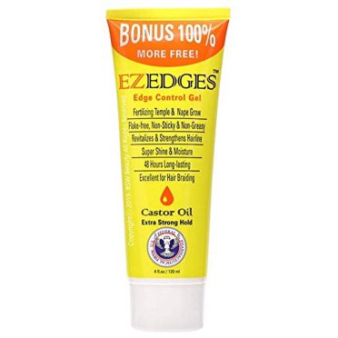 Eco Black Castor and Flaxseed Oil 48 Edge Control Gel 11 Oz. - Walmart.com