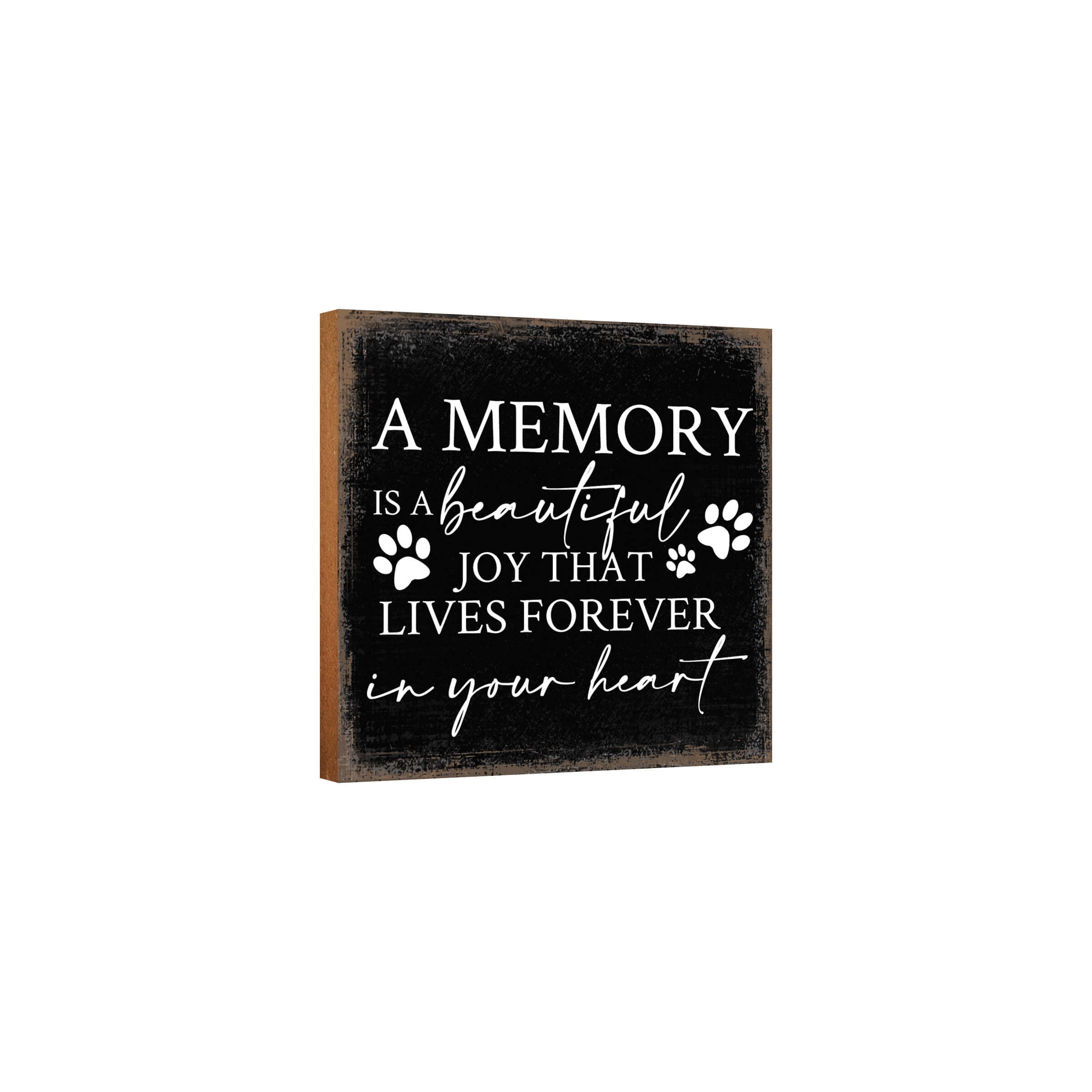 Lifesong Milestones Wooden Dog Sign for Shelf Decor Gift for Dog Lovers ...