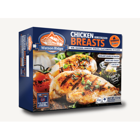 Watson Ridge Seasoned Chicken Breasts, BBQ, WR Chicken Breast, BBQ ...