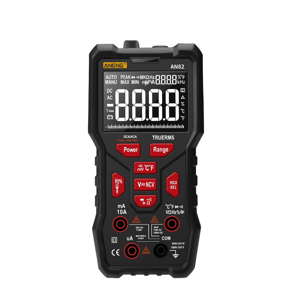 ANENG AN82 Smart Multimeter Auto Handheld NCV Digital Multimeter ...