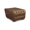Signature Design by Ashley Traditional Carianna Leather Ottoman ...