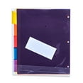 Pen+Gear 5-Tab Insert Dividers Multi Colors for Binders, 8.5x11 inches ...