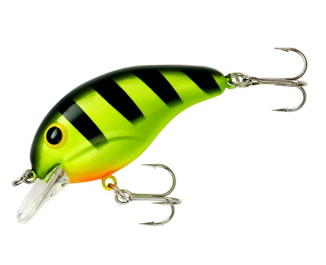 Bandit Lures BDT106 Chart/Black Stripes 2" Crankbait 100 Series Fishing ...