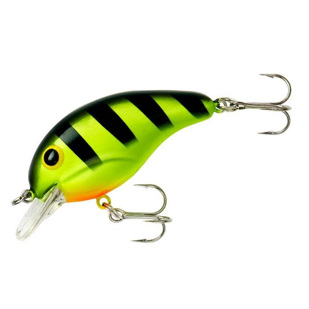 Bandit Lures BDT106 Chart/Black Stripes 2" Crankbait 100 Series Fishing ...