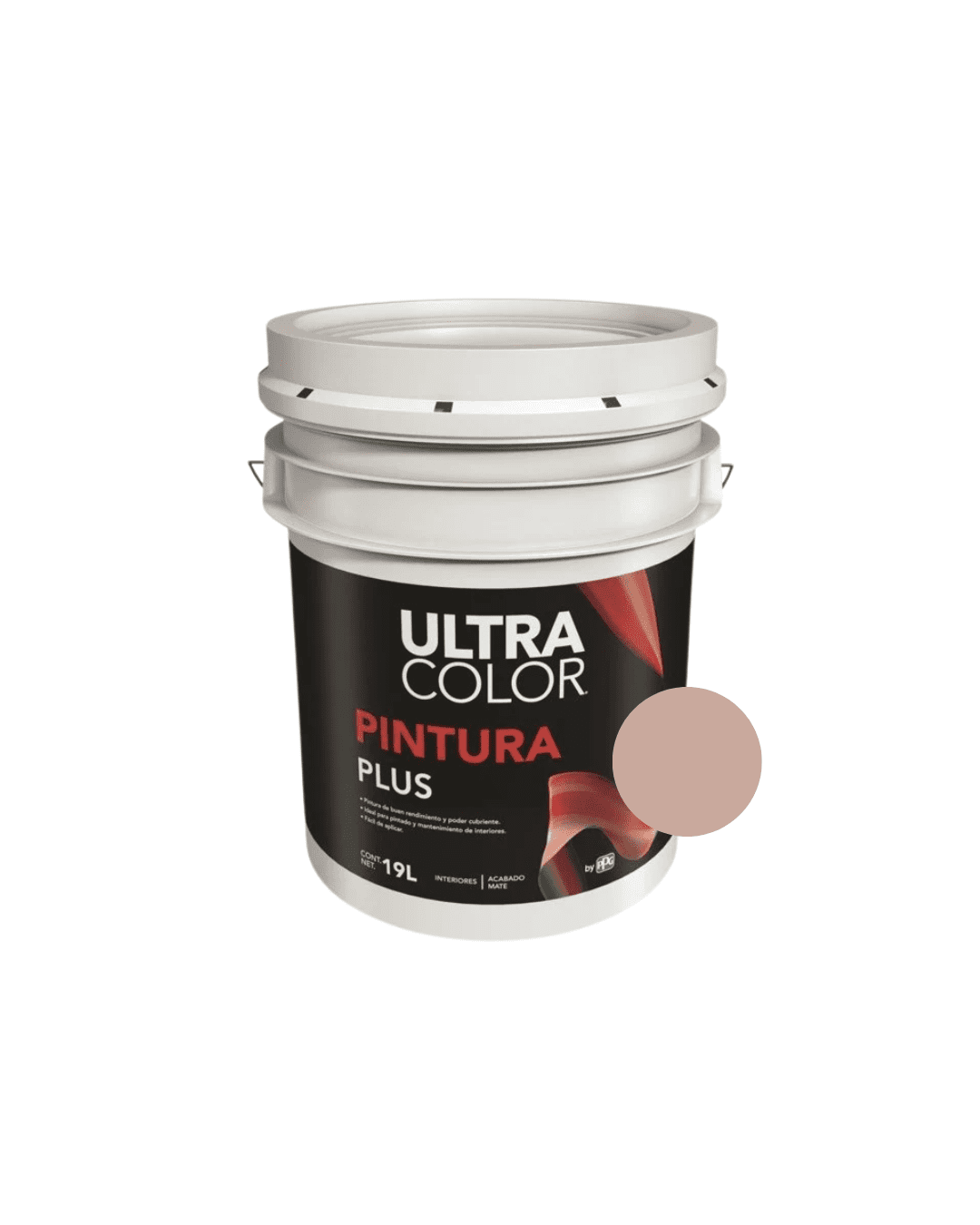 Cubeta De Pintura Vinilica Acrilica Lavable 19 Litros - Color Café ...