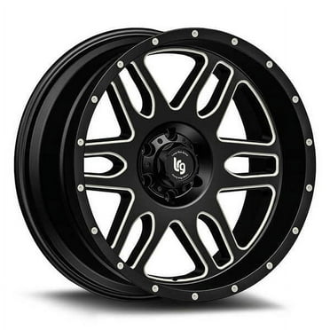 20" Black With Natural Accents Blade Series Wheel by LRG Wheels ...
