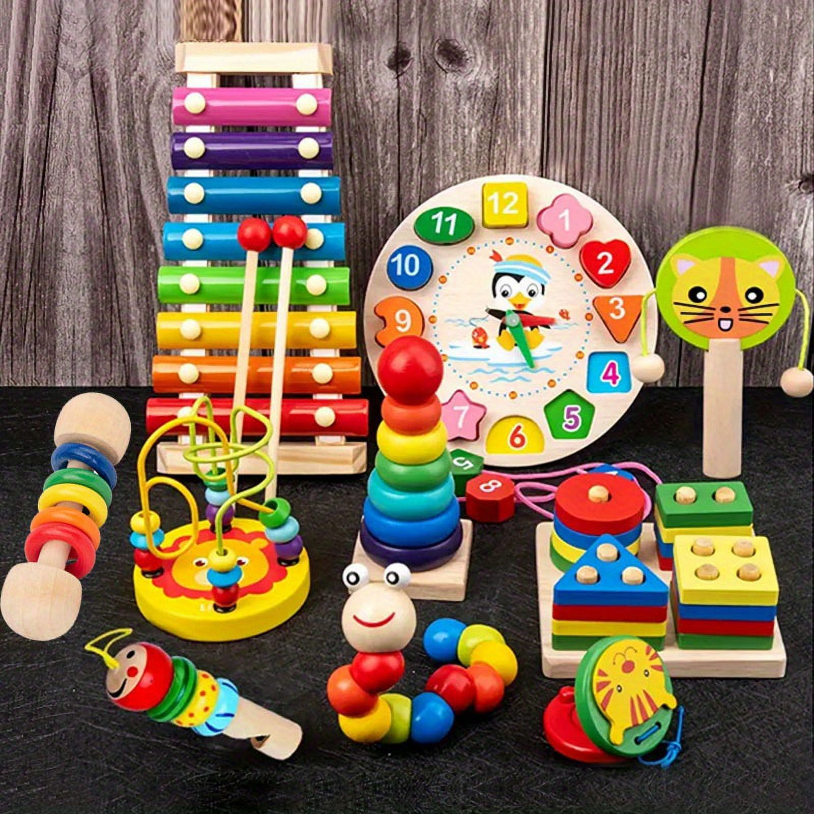 Click here for Grm 10in 1 Montessori Wooden Toys octave Piano Set... prices