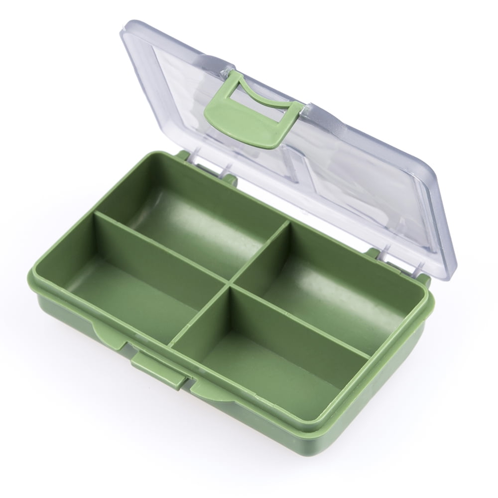 4 Compartments Fishing Tackles Box Tackle Storage Box for Fishing ...